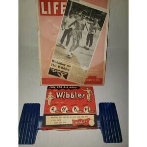 WIbbler | Toys | Vintage 95s Blue Wibbler Toy St Louis New Old Stock ...